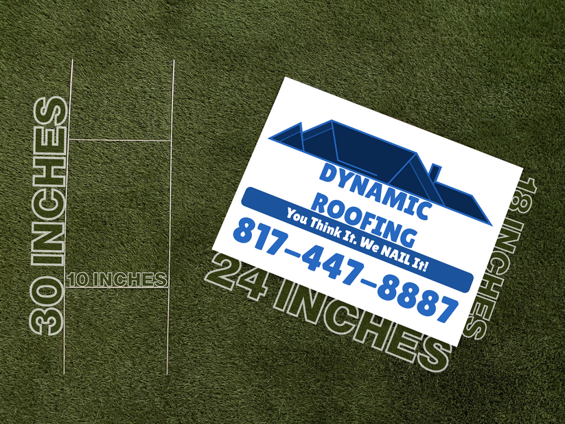 Roofing Signs | Dynamic Graphics